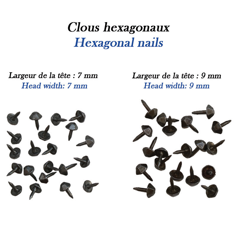 Clou pour brodequins du soldat Type de clou Rond lisse