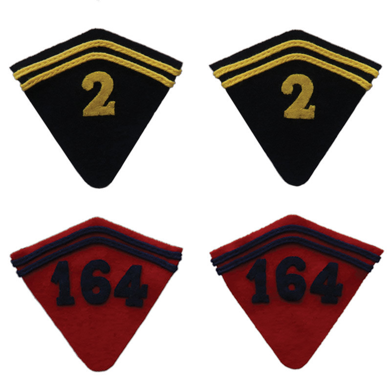 2 collar tabs for second model greatcoat Background wool color Horizon ...