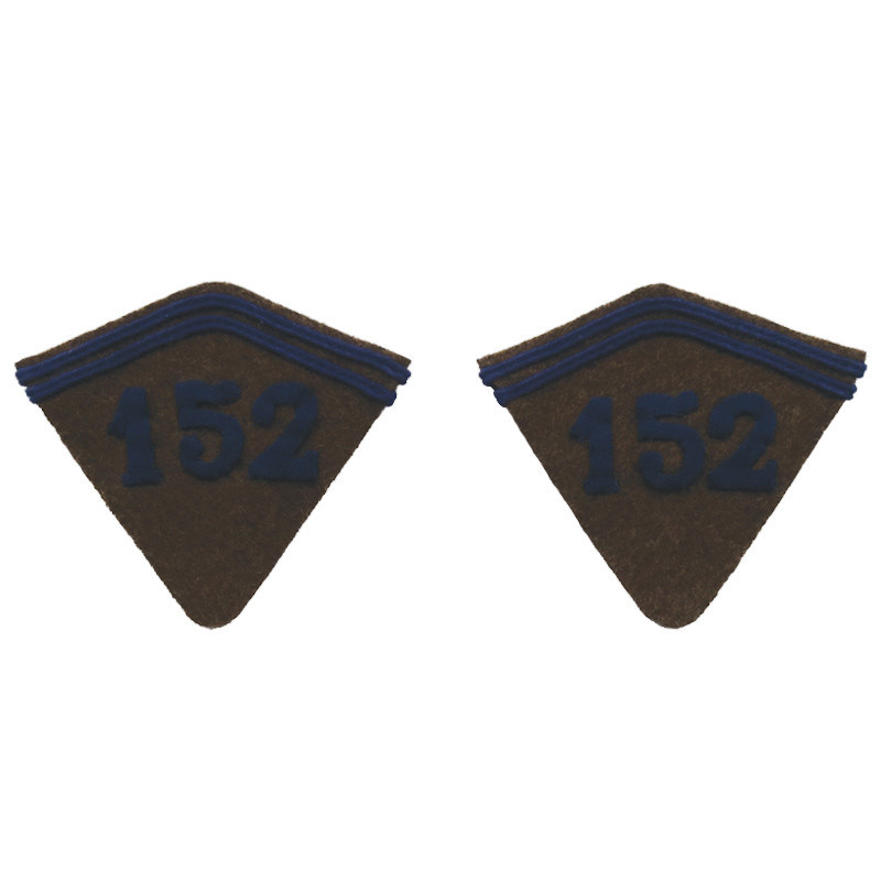 2 collar tabs for second model greatcoat Background wool color Horizon ...