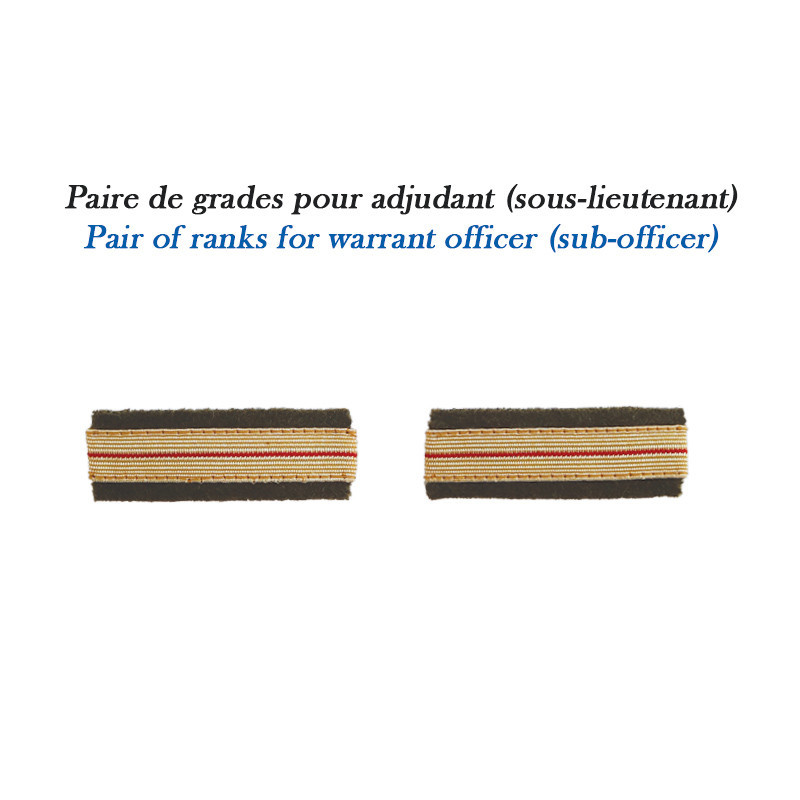 Sub-officer ranks Background wool color Horizon blue 1 Number of ranks ...