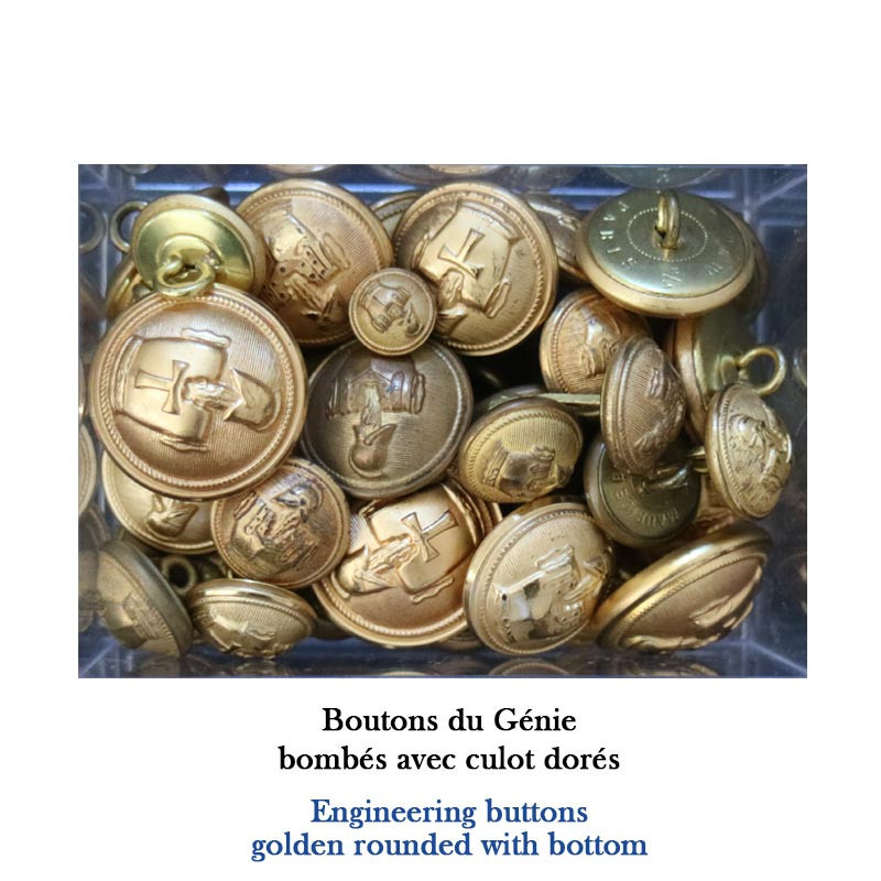 Engineering button with its specialty insignia Button diameter 23 mm ...