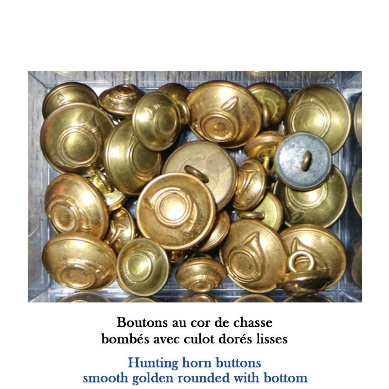 Hunting horn button Button diameter 25 mm Nature of the button Ferrous ...